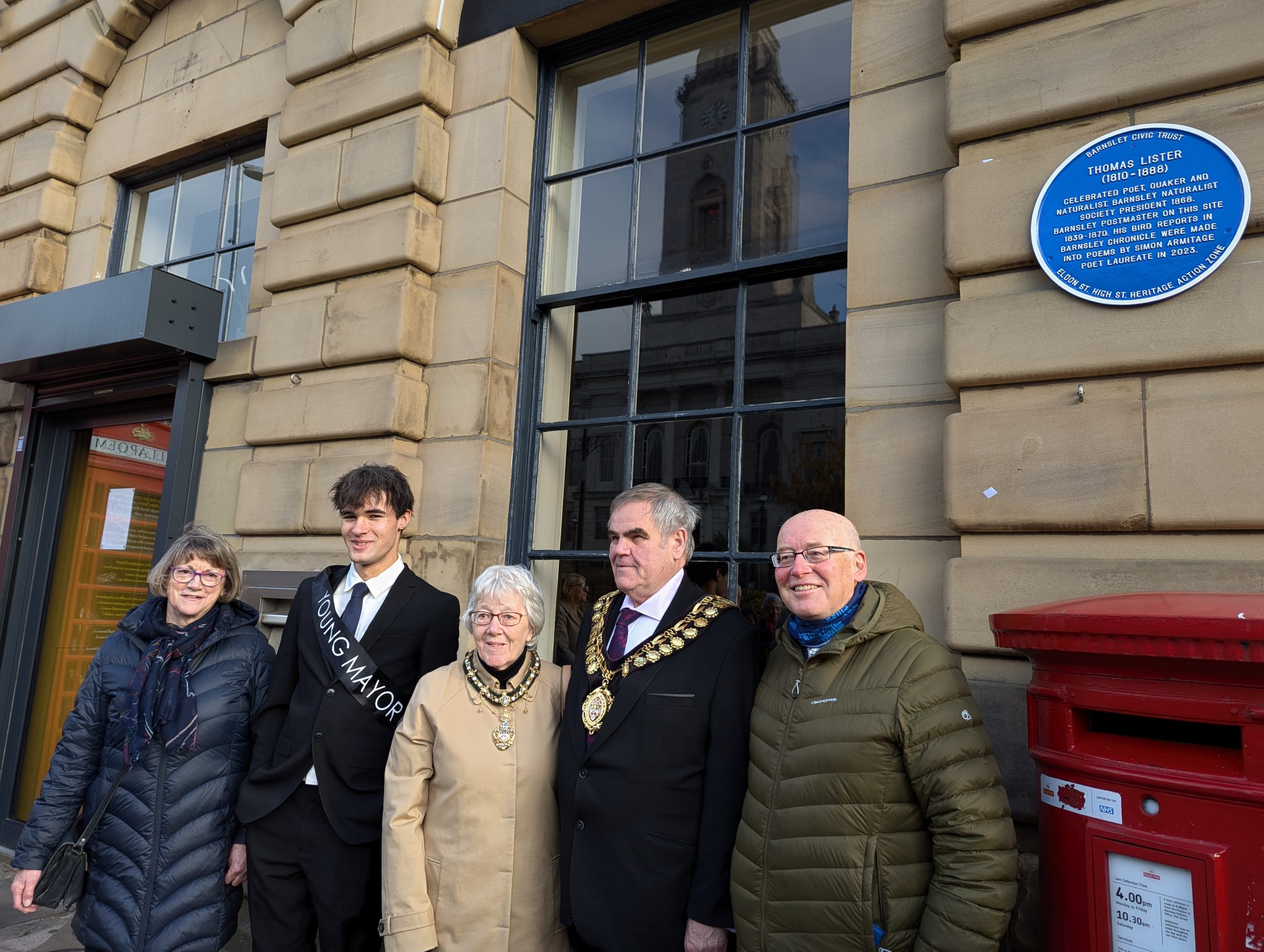 Five new blue plaques in Barnsley Town Centre
